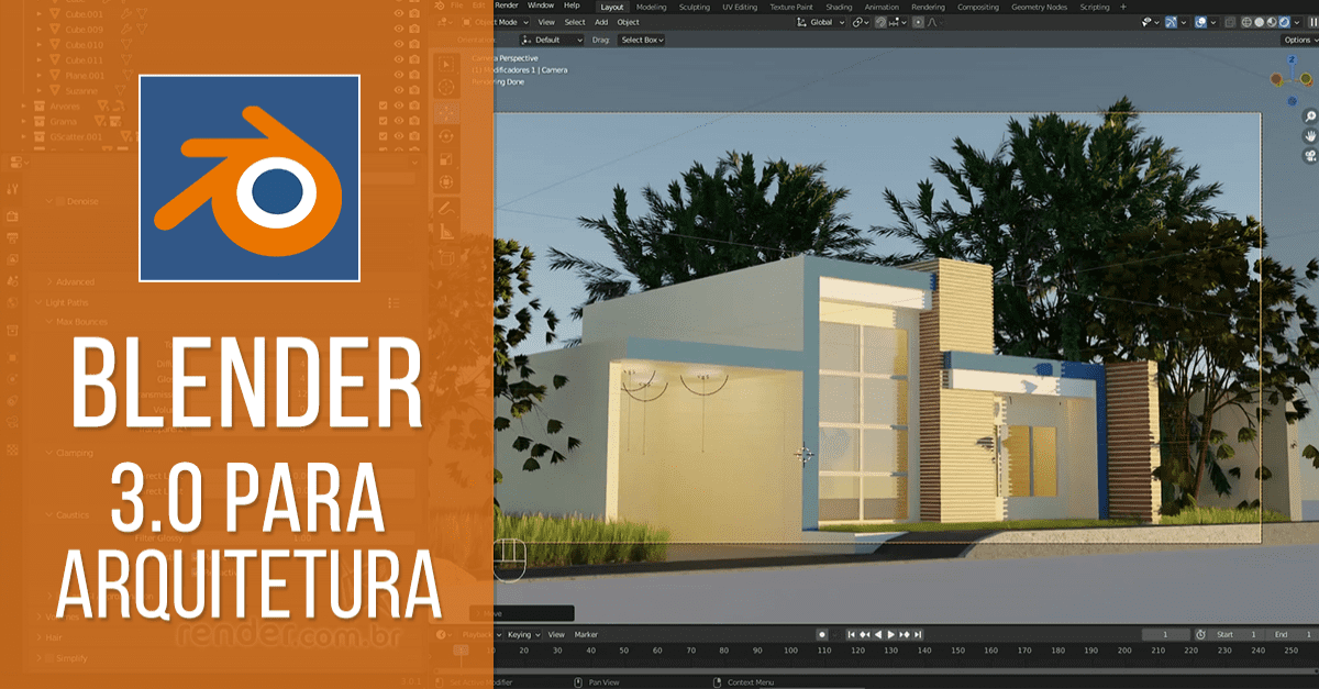 Curso Blender 3.0 para Arquitetura | Bookicursos.pt Curso Blender 3.0 para Arquitetura | Bookicursos.pt